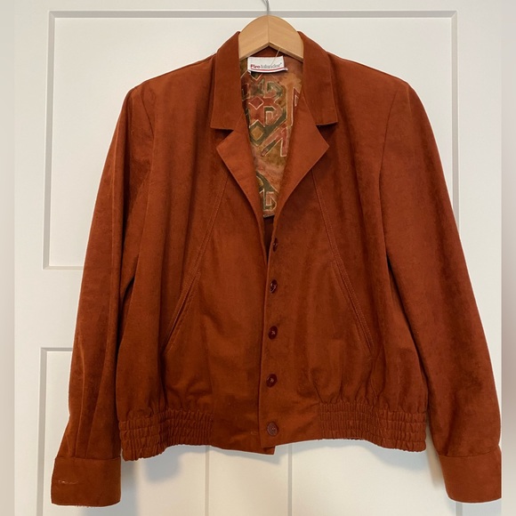 Jackets & Coats | Rust Button Down Jacket | Poshmark